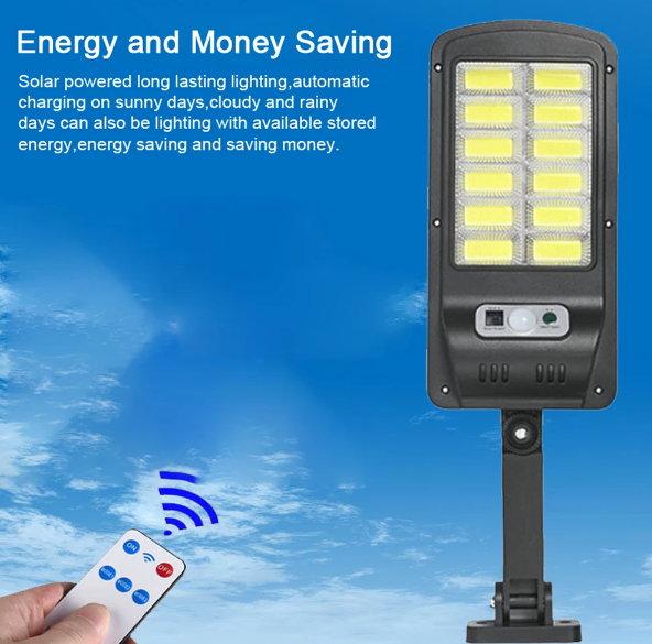 Solar Street Wall Light Outdoor IP65 Waterproof Lighting with Motion S ...