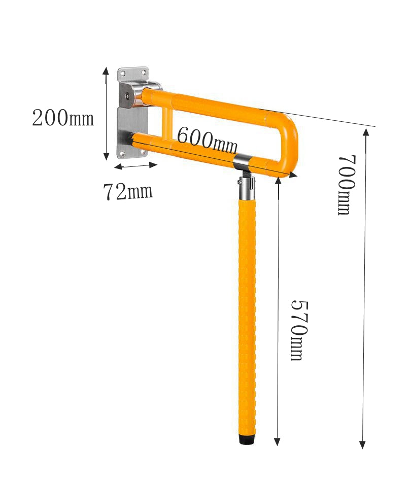 Bathroom Handle Safety Grab Bars Non Slip Foldable Assistance Bars ...