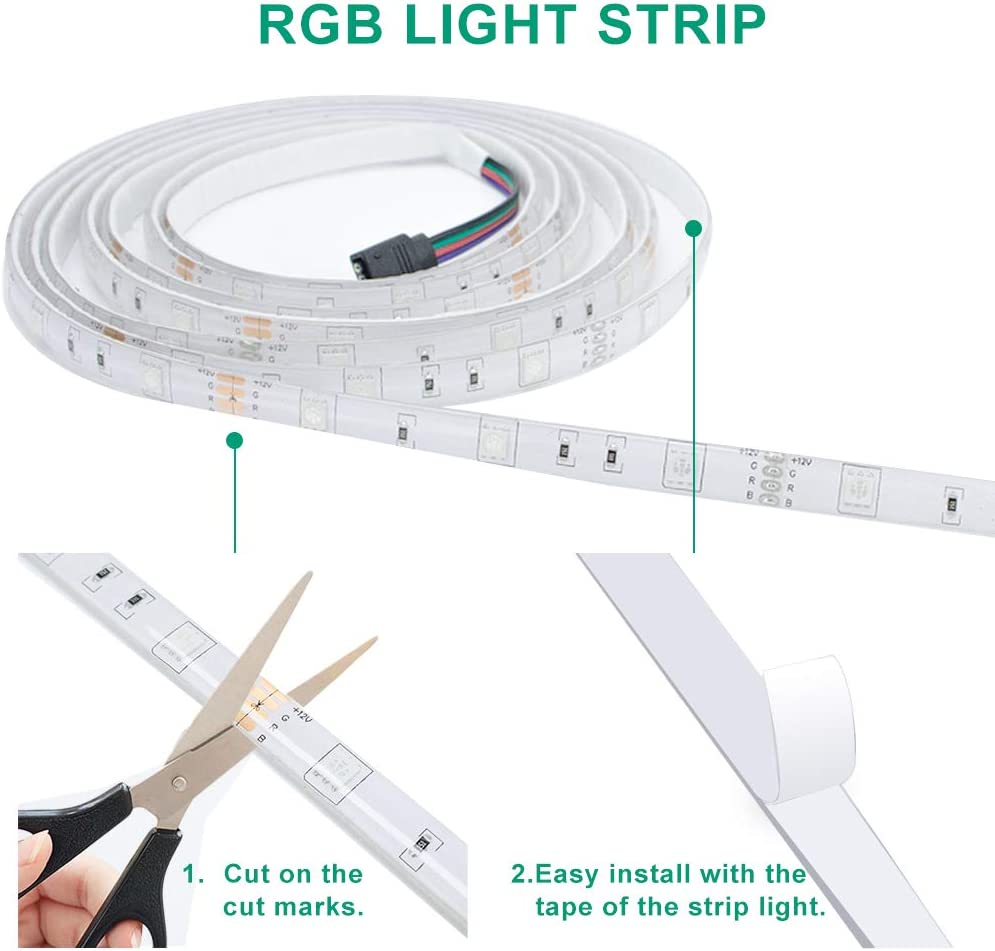 Brand New App &Remote Controlled control RGB Led Strip Light 10m , Col ...